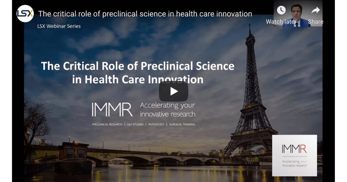 The Critical Role of Preclinical Science in Health Care Innovation